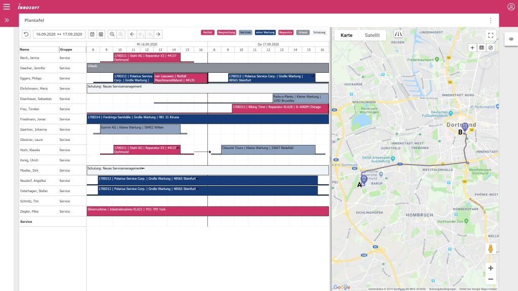 Digital service planning with Innosoft Dispatch